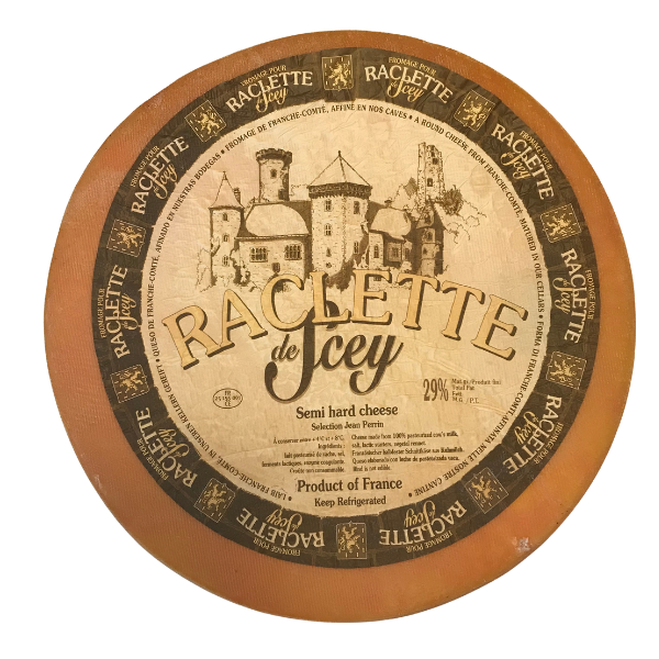 French Raclette Cheese Perrin de Scey, 1/4 wheel, 3.75 lbs – RacletteCorner
