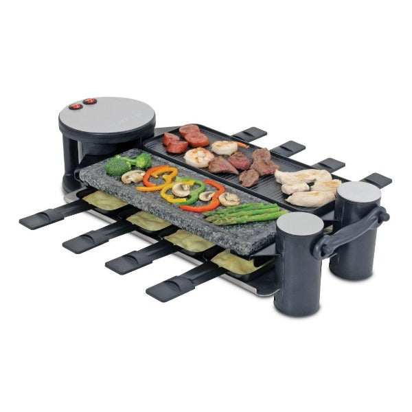 Swissmar - 8 Person Swivel Raclette w/Stone and aluminum top ...