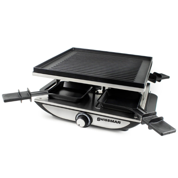Swissmar - 4 Person Geneva Raclette Grill/w revers. non-stick top ...