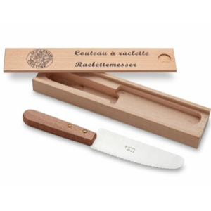 Profi Raclette Scraper in wooden box – RacletteCorner